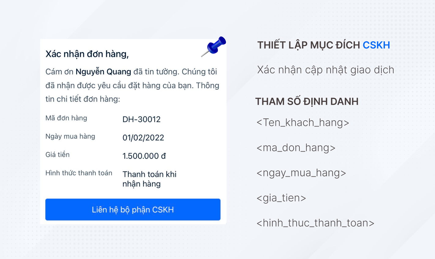 ZNS Template API | Các mẫu thông báo Zalo ZNS thông dụng